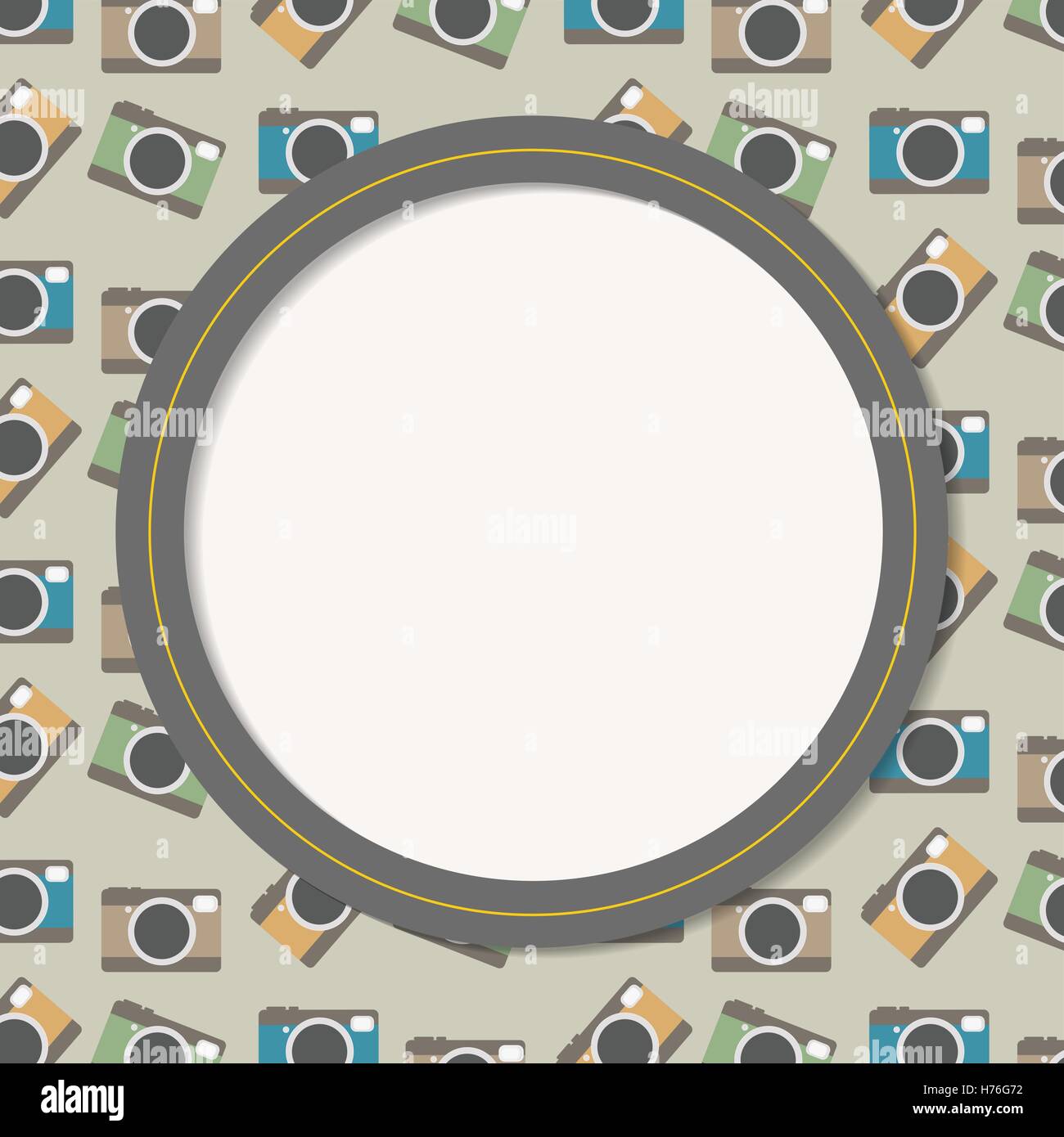 Colorful Cameras Invitation Card Stock Vector Image & Art - Alamy