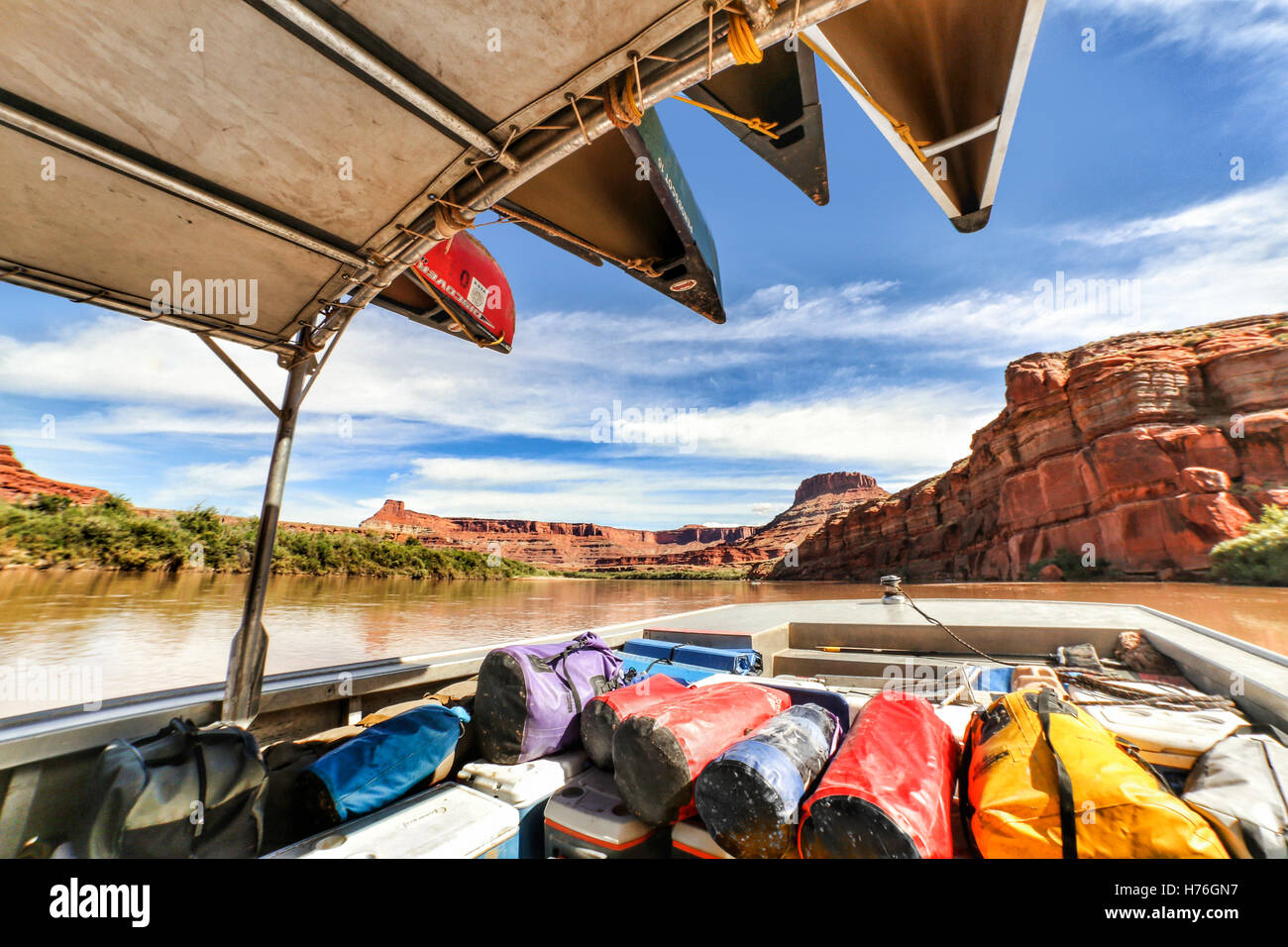 Jet Boat Shuttle up the Colorado Rivers after a 6-day self-supported ...