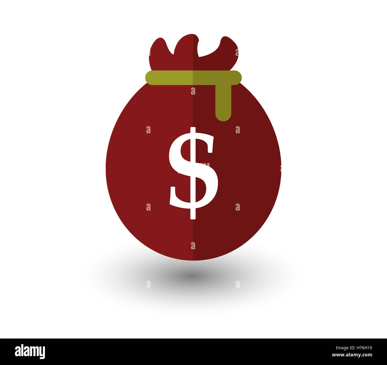 Money bag icon Stock Photo - Alamy