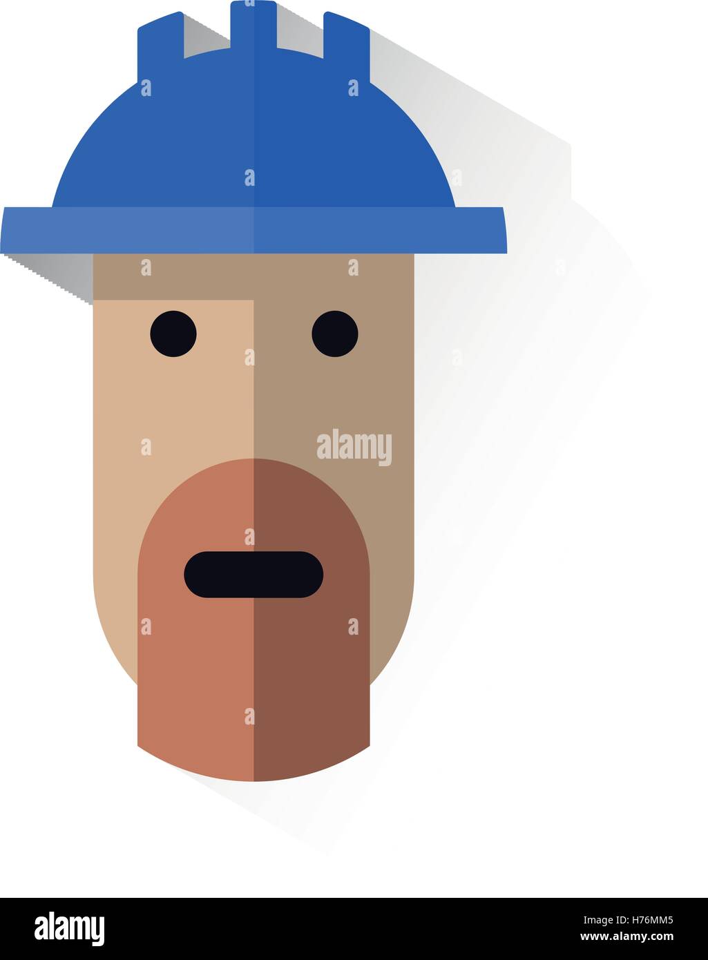 Helmet man person icon Stock Vector Images - Alamy