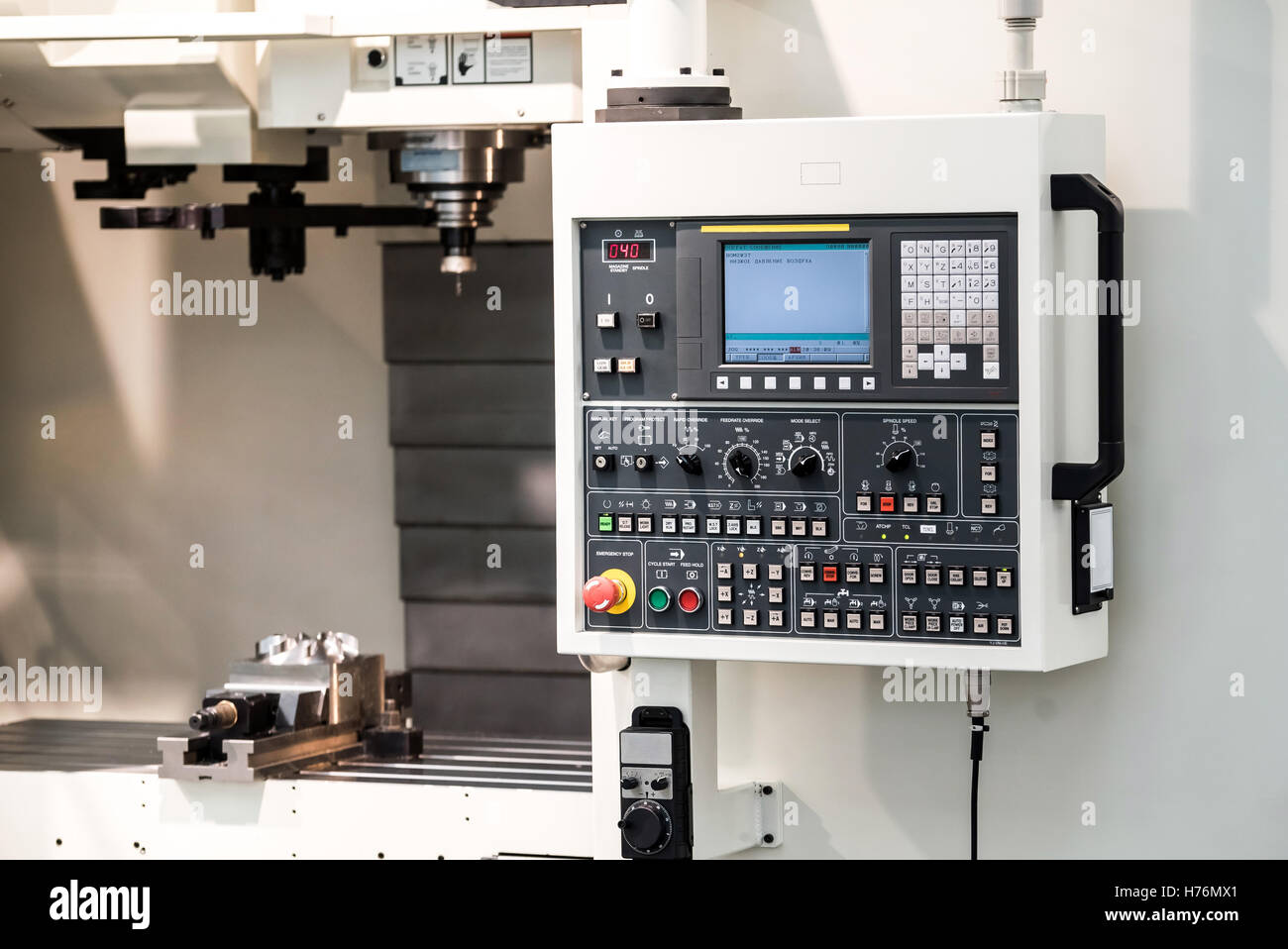CNC turning center Stock Photo - Alamy