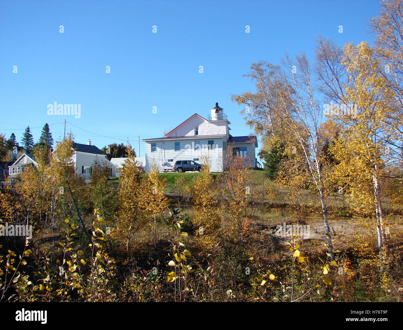 Eagle River Lighthouse Stock Photo - Alamy