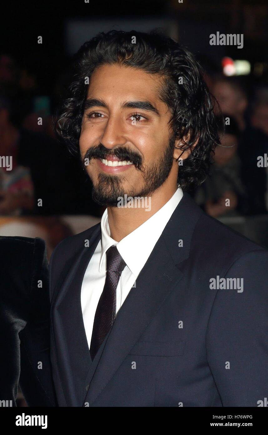 London, UK. Dev Patel at BFI London Film Festival American Express Gala ...