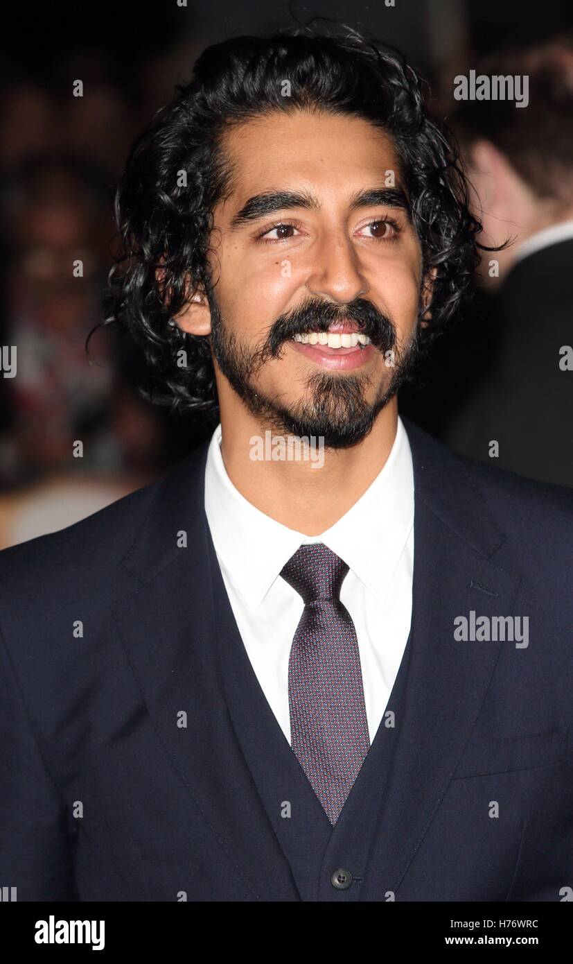 London, UK. Dev Patel at BFI London Film Festival American Express Gala ...