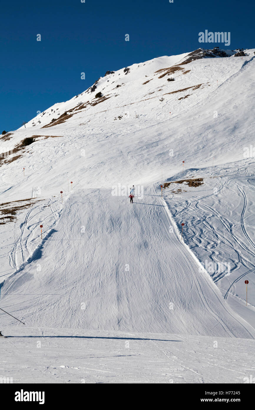 Skiing on pistes in The Arlberg including Lech and St Anton Arlberg ...