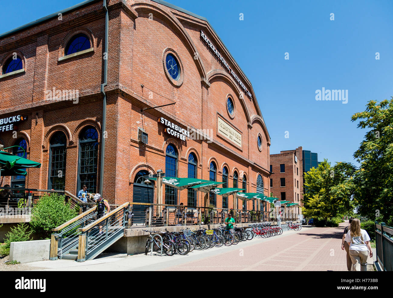 The old Denver Tramway Power building in Confluence Park on the Platte ...