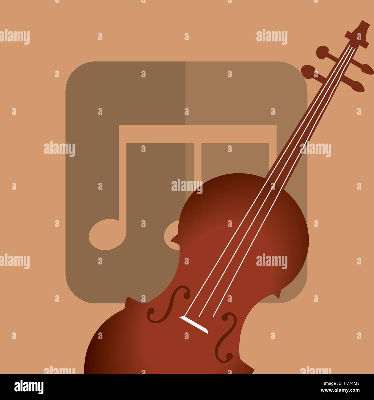 Music acoustic instrument icon vector illustration graphic design Stock ...