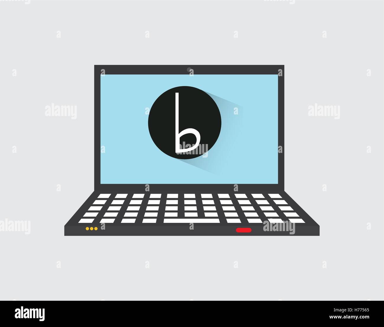 Music computer technology icon vector illustration graphic design Stock ...