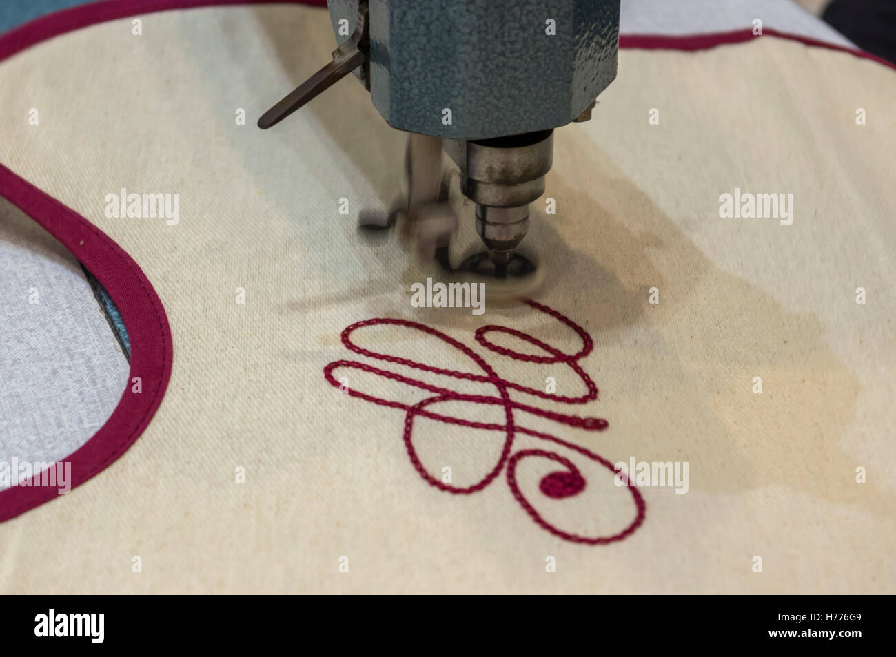 Machine embroidery hi-res stock photography and images - Alamy