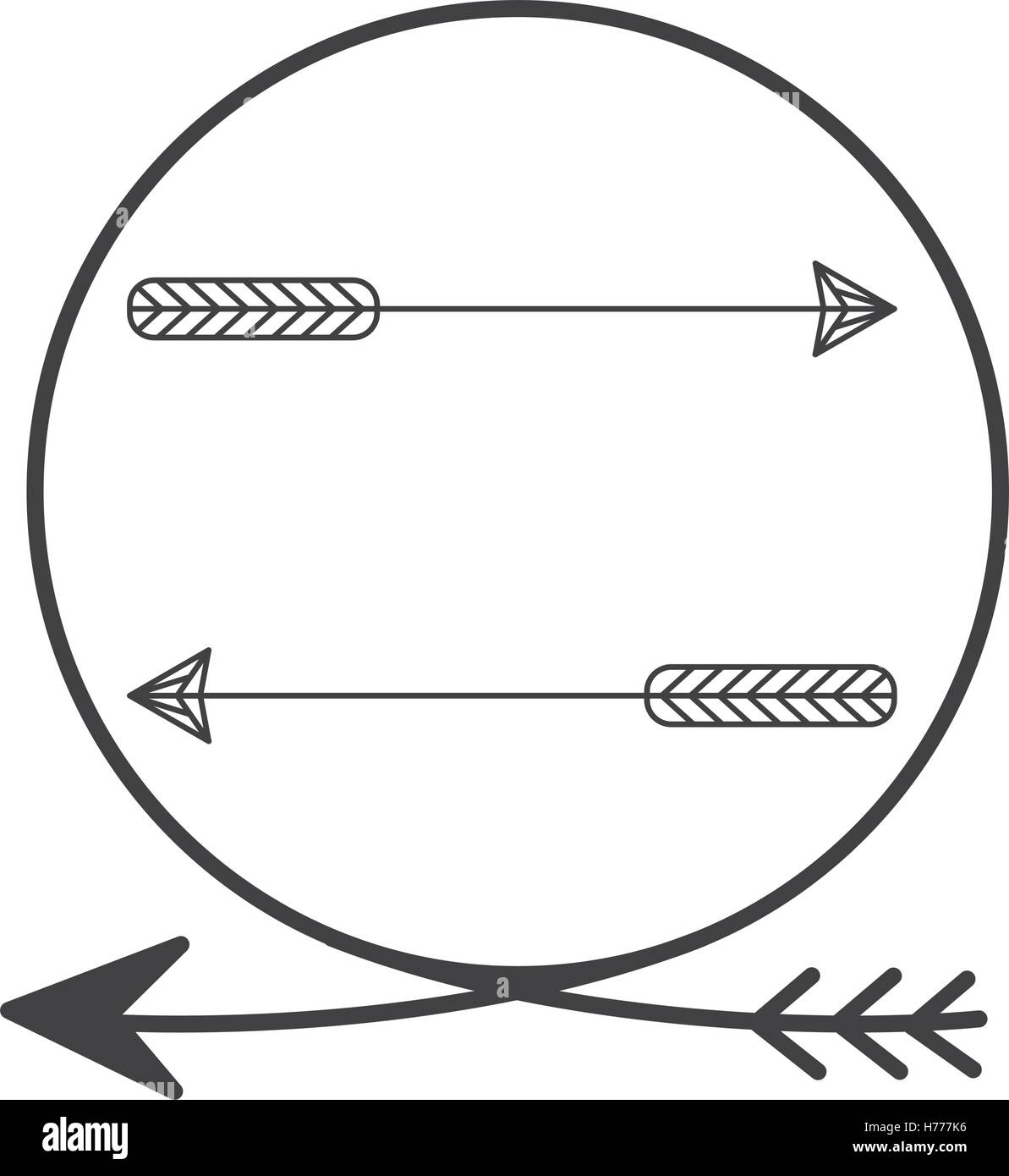 Arrowhead shapes hi-res stock photography and images - Alamy