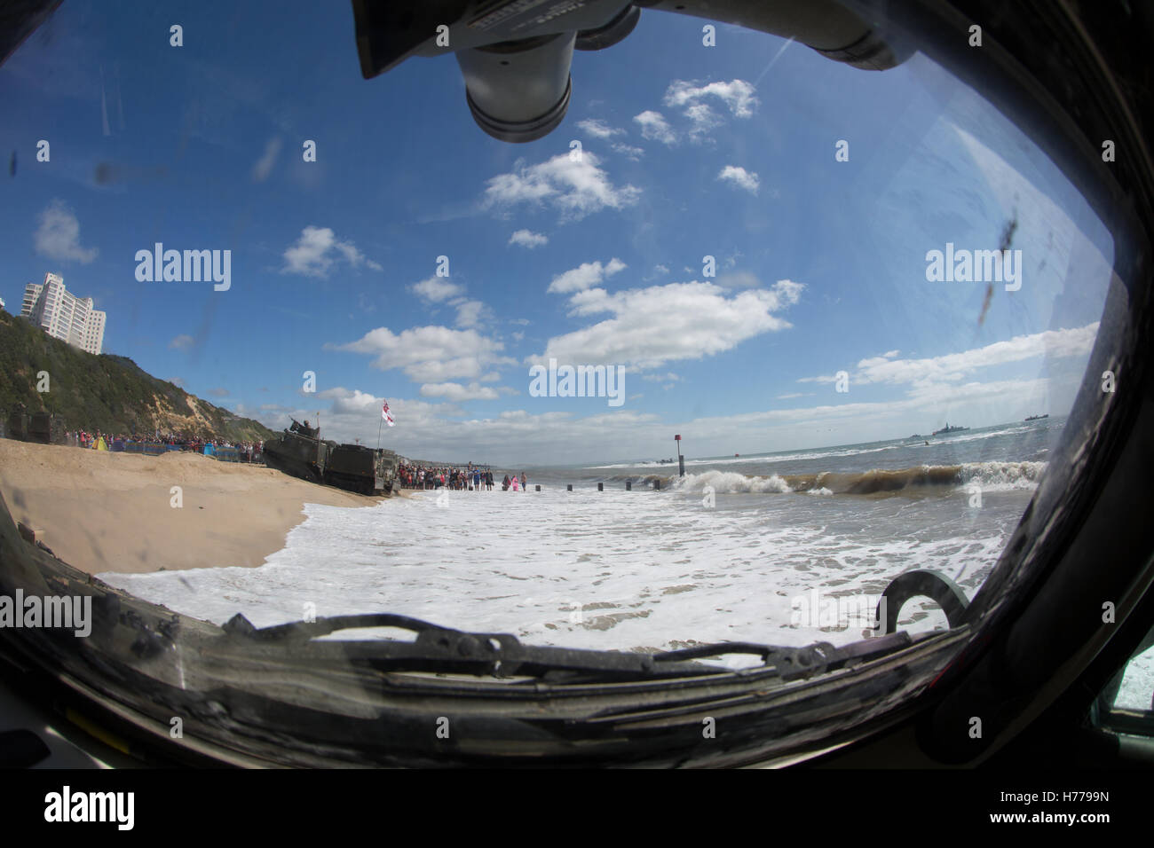 On the beach at Bournemouth Air Festival 2016 Stock Photo - Alamy