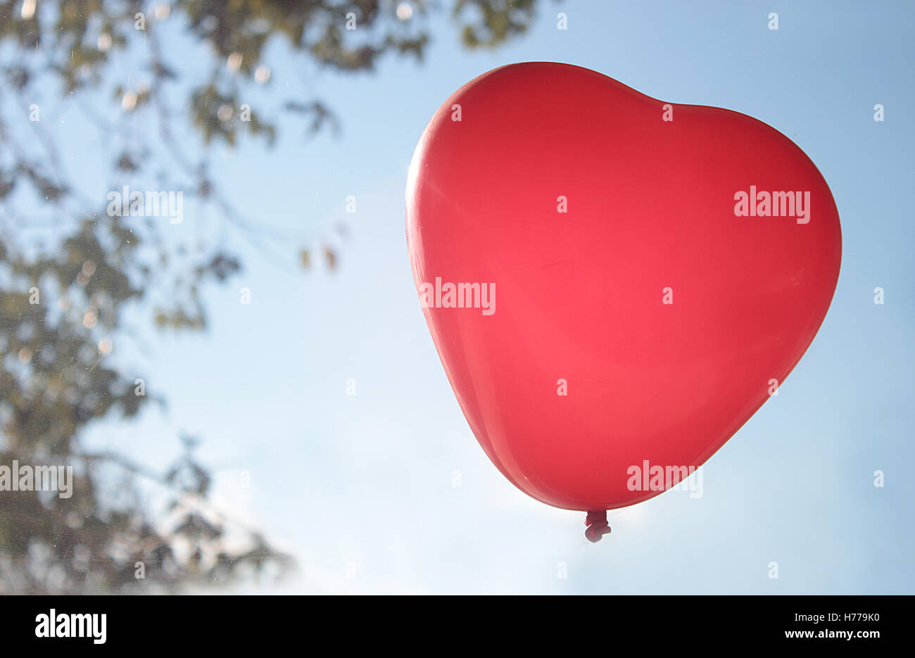 Heart shape balloon Stock Photo - Alamy
