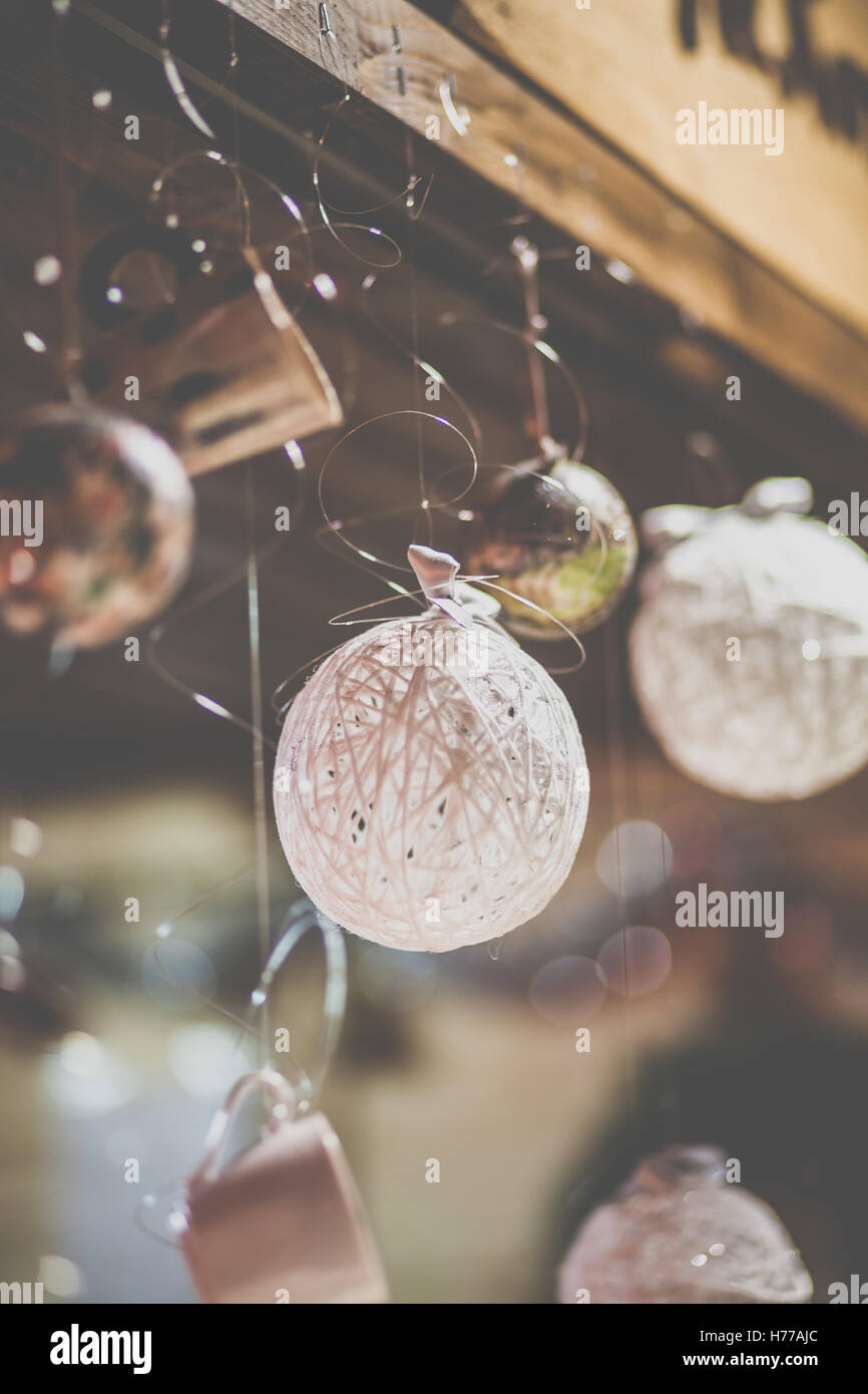Festive christmas decorations Stock Photo - Alamy