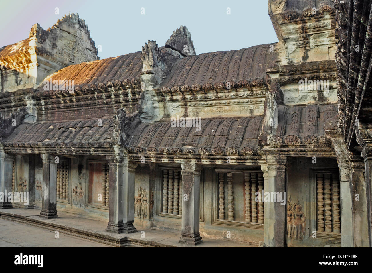 Angkor Architectural details Stock Photo - Alamy