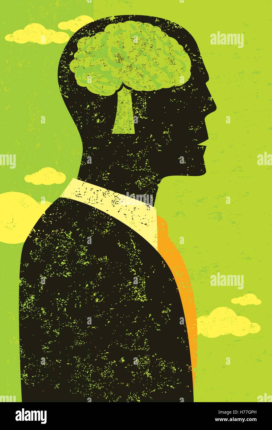 Thinking tree tree Stock Vector Images - Alamy