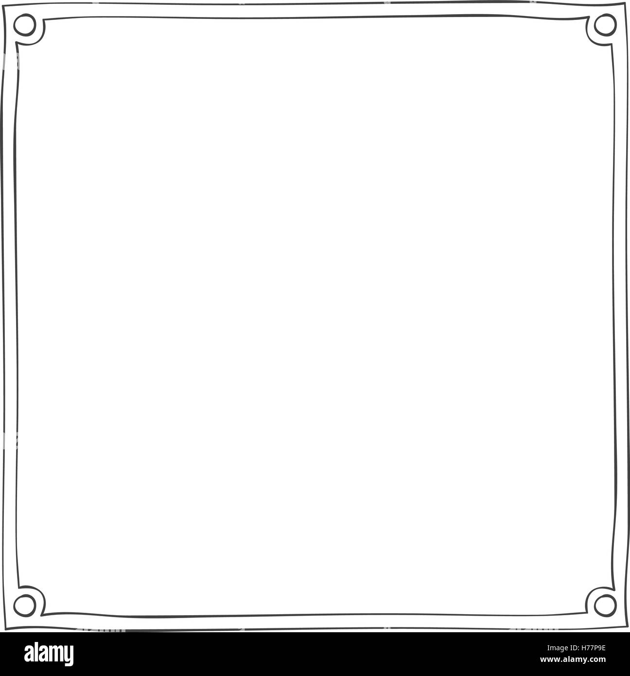 gray scale frame with hand contour Stock Vector Image & Art - Alamy