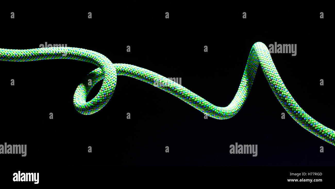Tangle of climbing rope hi-res stock photography and images - Alamy
