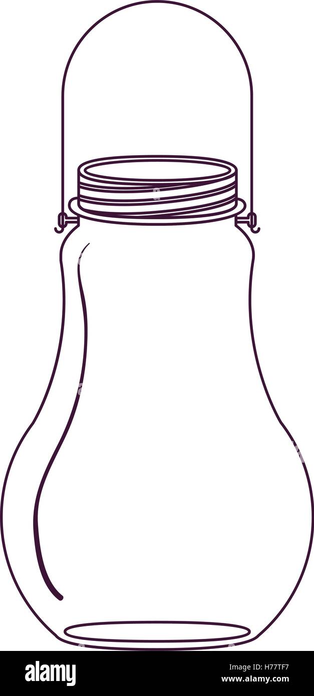 Glass Bottle Outline