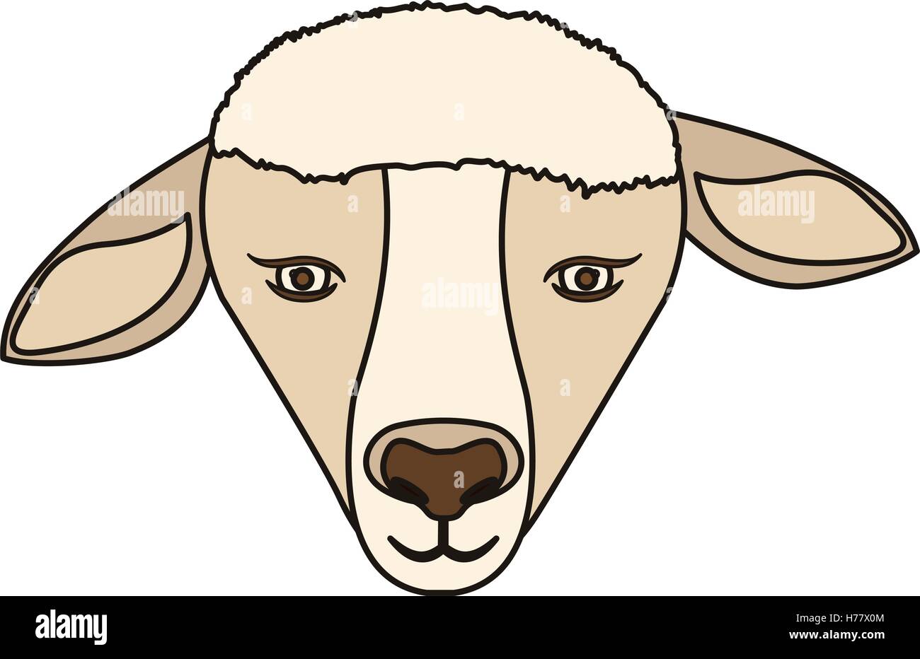 Lamb Head Vector High Resolution Stock Photography and Images - Alamy