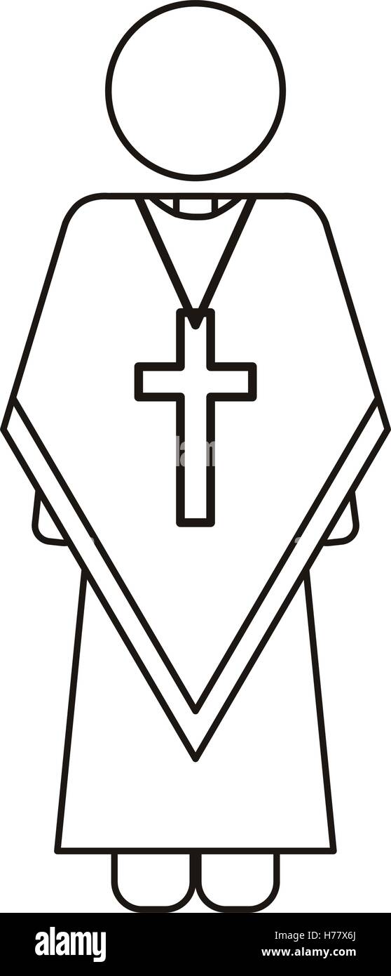 Catholic Priest Drawing