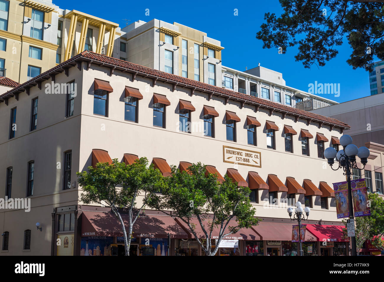 Brunswig Drug Company Building, Gaslamp Quarter, San Diego, California ...