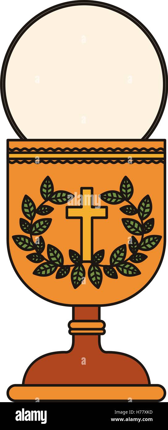 holy grail. religion catholic and christianity icon. vector ...