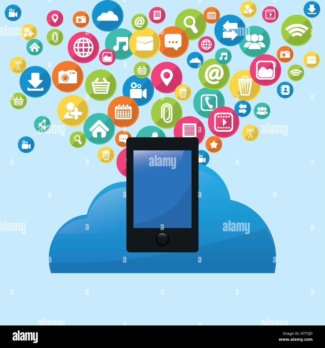 Social media networking icon vector illustration graphic design Stock ...