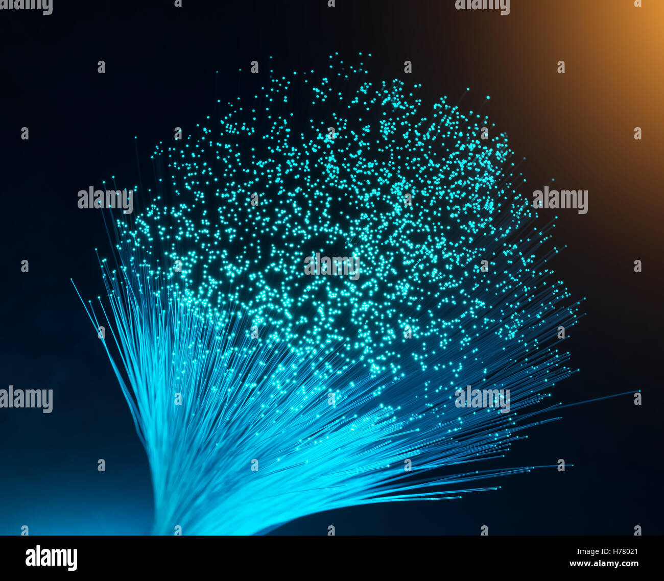 fiber optical network cable Stock Photo - Alamy