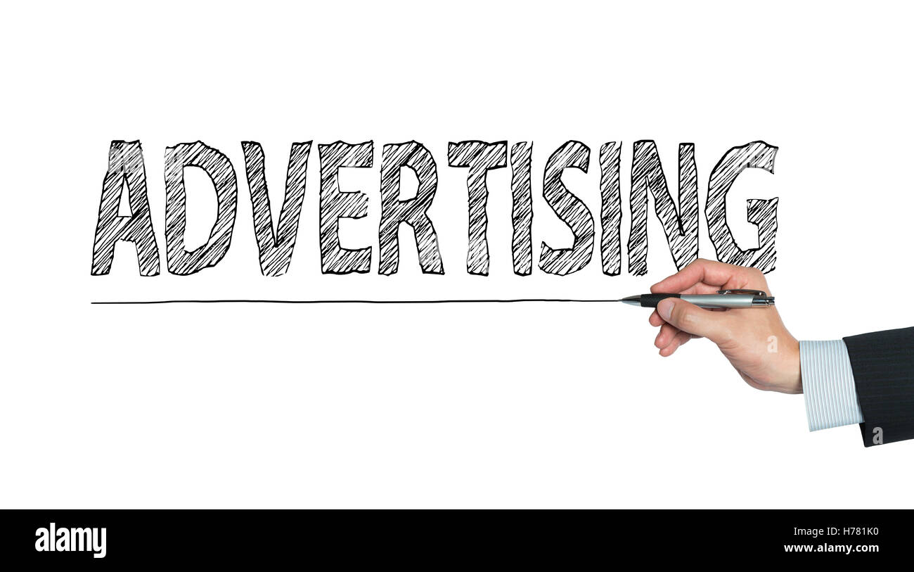 advertising written by hand, hand writing on transparent board, photo ...