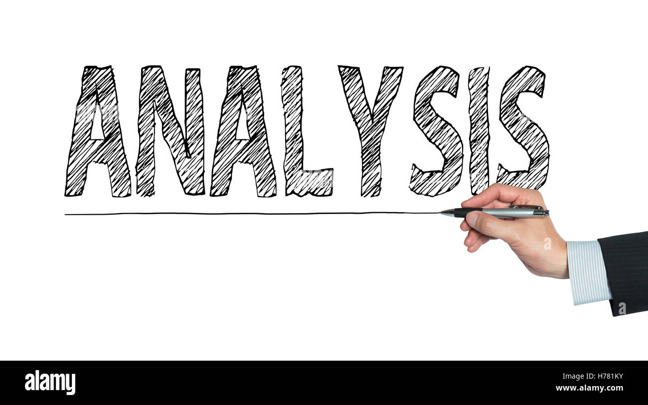 analysis written by hand, hand writing on transparent board, photo ...