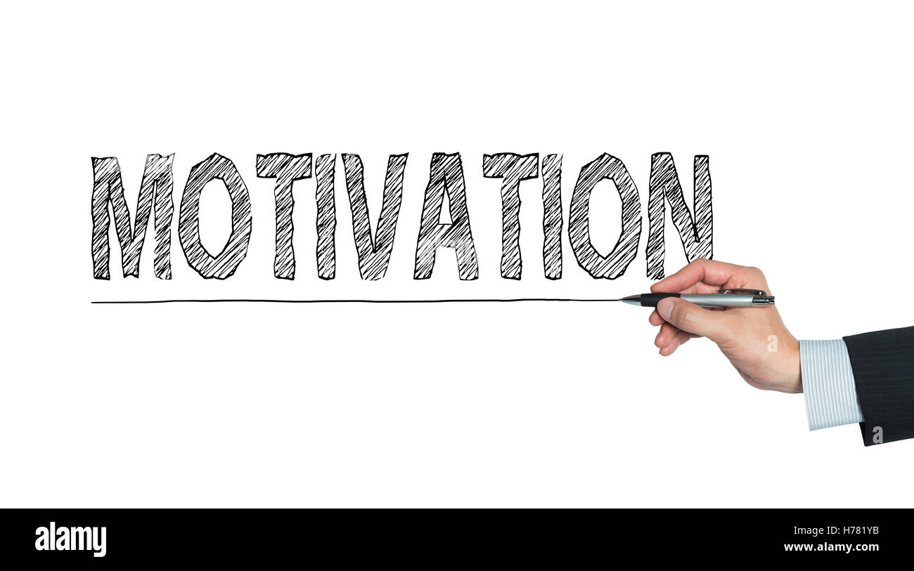 motivation written by hand, hand writing on transparent board, photo ...