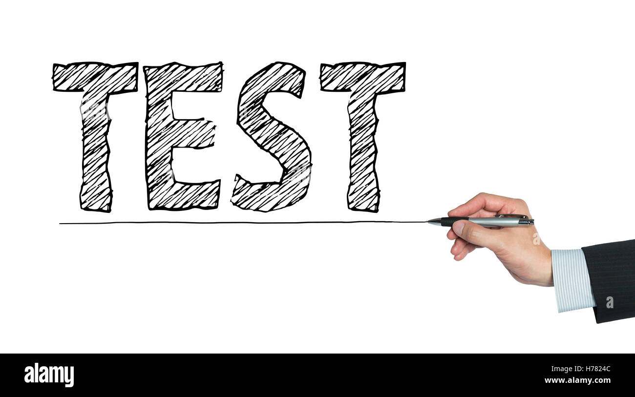 test written by hand, hand writing on transparent board, photo Stock ...