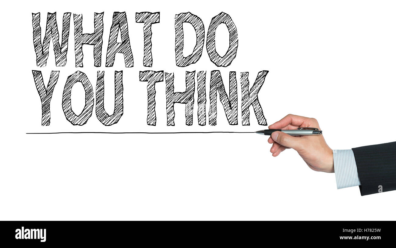 what do you think written by hand, hand writing on transparent board ...