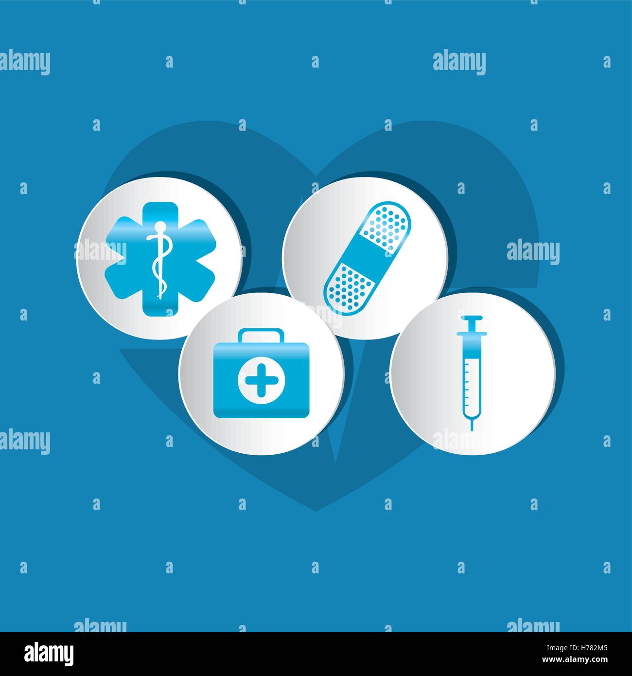 Medical healthcare service icon vector illustration graphic design ...