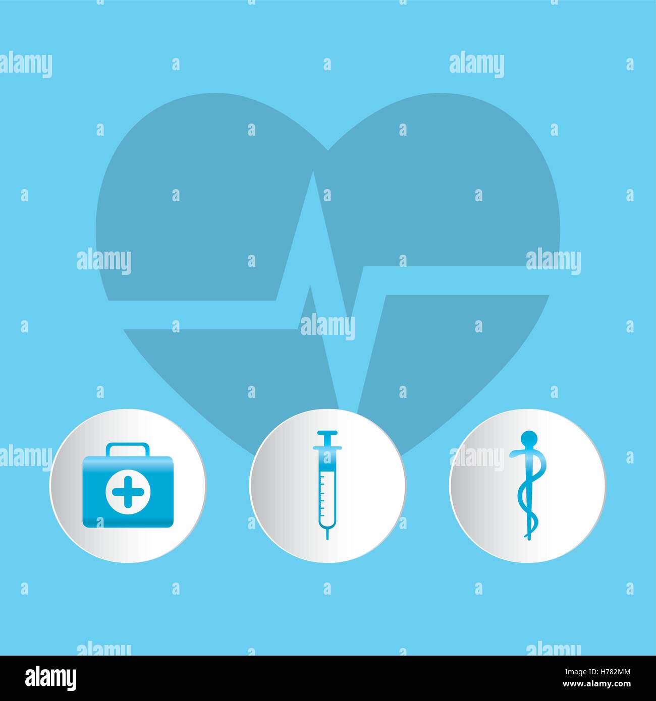 Medical healthcare service icon vector illustration graphic design ...
