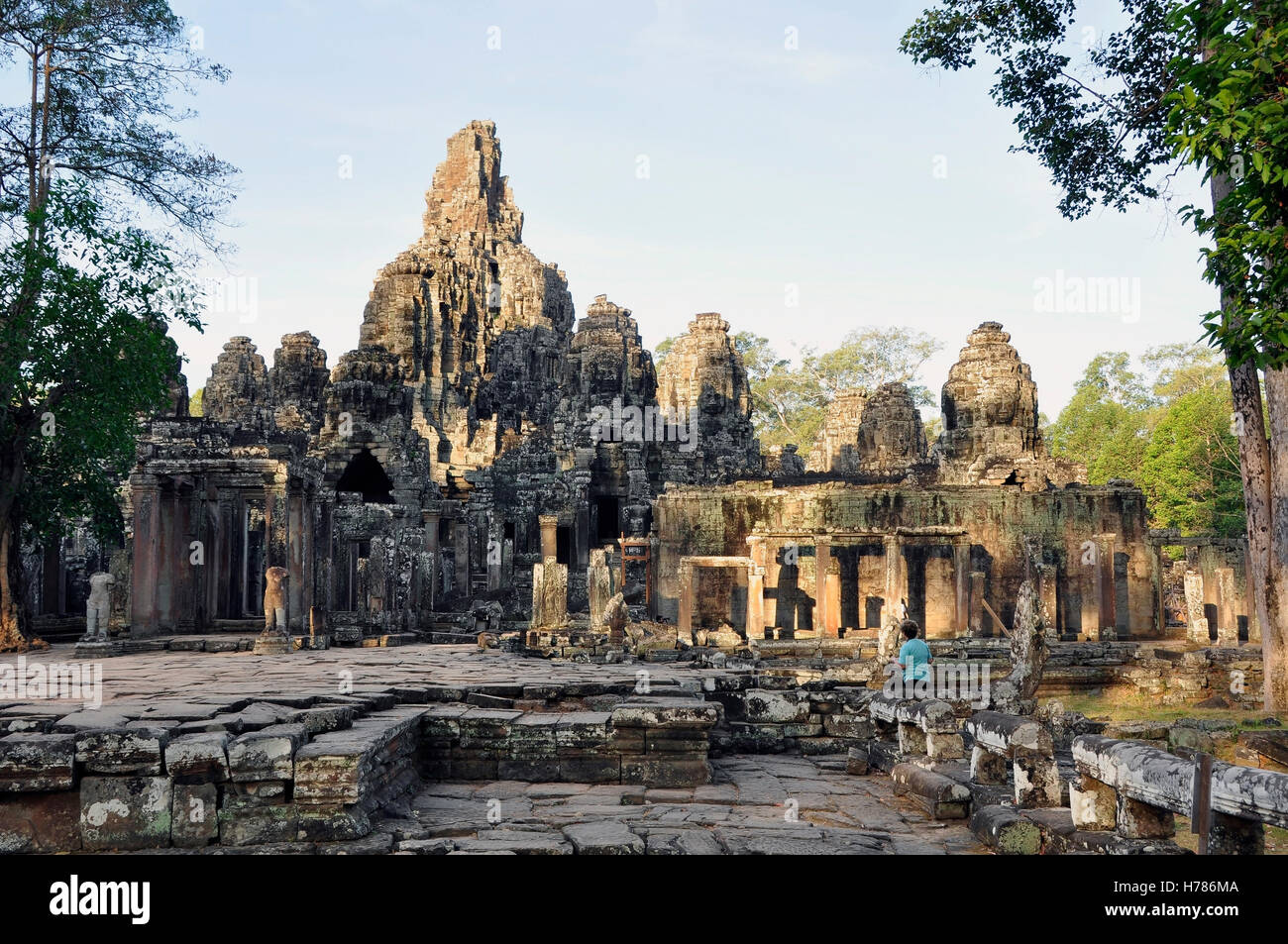 Angkor stonework hi-res stock photography and images - Alamy