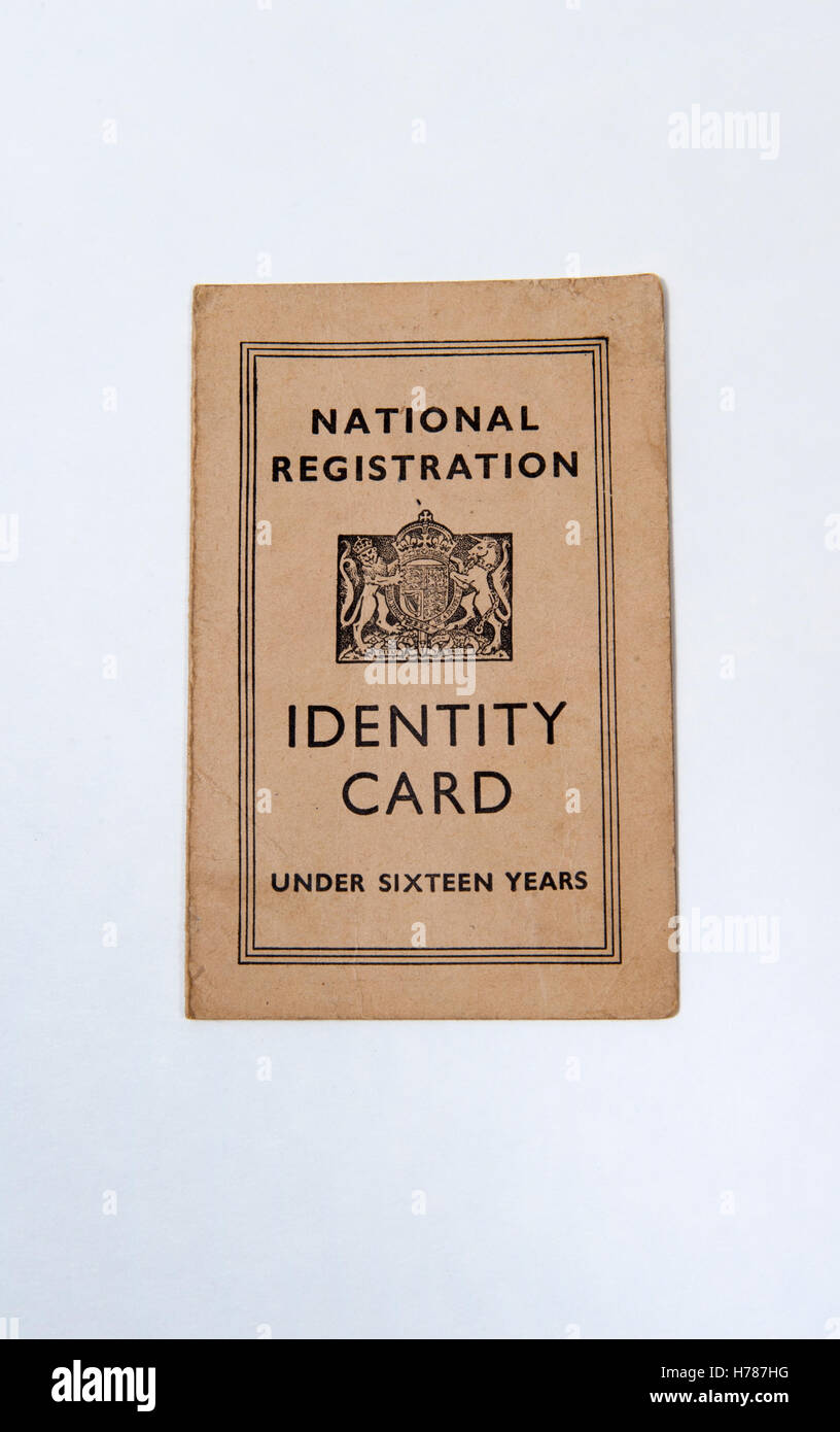 National registration identity card hi-res stock photography and images ...