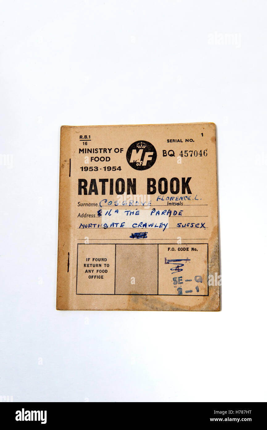 Ww2 Ration Book High Resolution Stock Photography and Images - Alamy