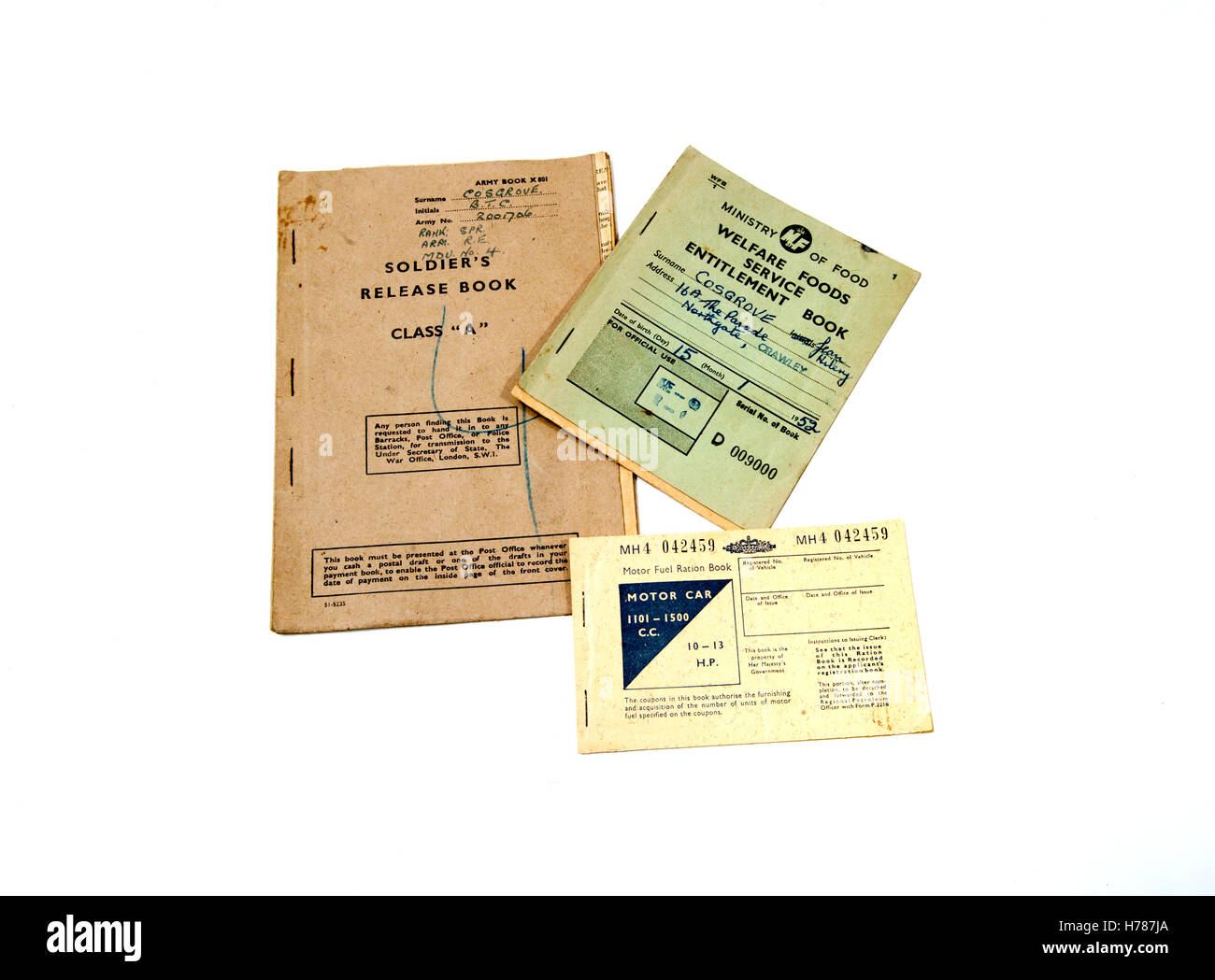 Ww2 ration cards hi-res stock photography and images - Alamy