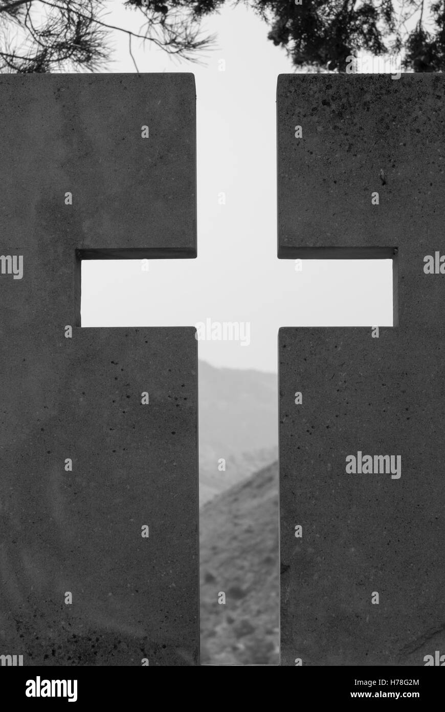 Granite cross Black and White Stock Photos & Images - Alamy