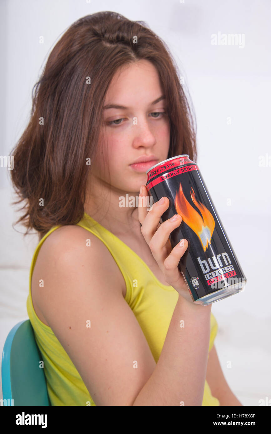 Energy drink teenager hi-res stock photography and images - Alamy