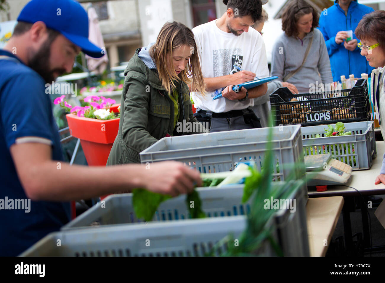 Group farming organic hi-res stock photography and images - Alamy