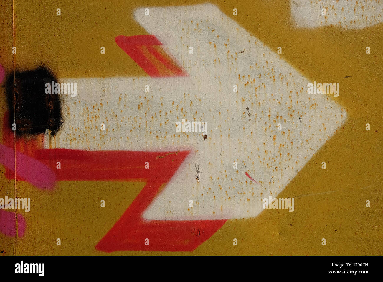 Painted arrow hi-res stock photography and images - Alamy