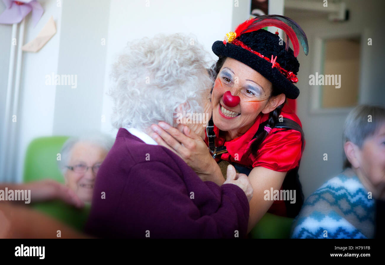 Grotesque clowns hi-res stock photography and images - Alamy