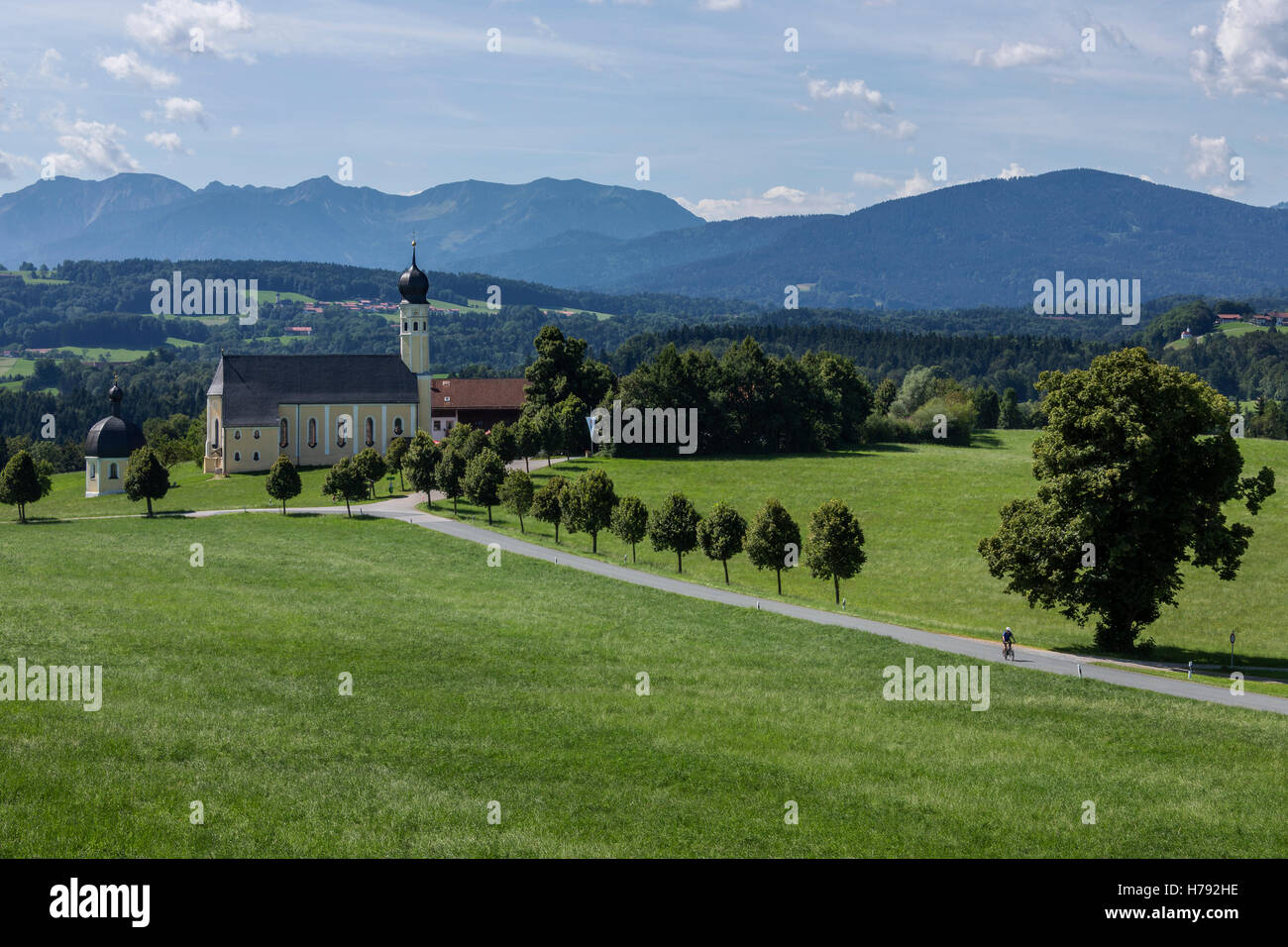 Church of St. Marinus and Anian (Wallfahrtskirche) at Wilparting in ...