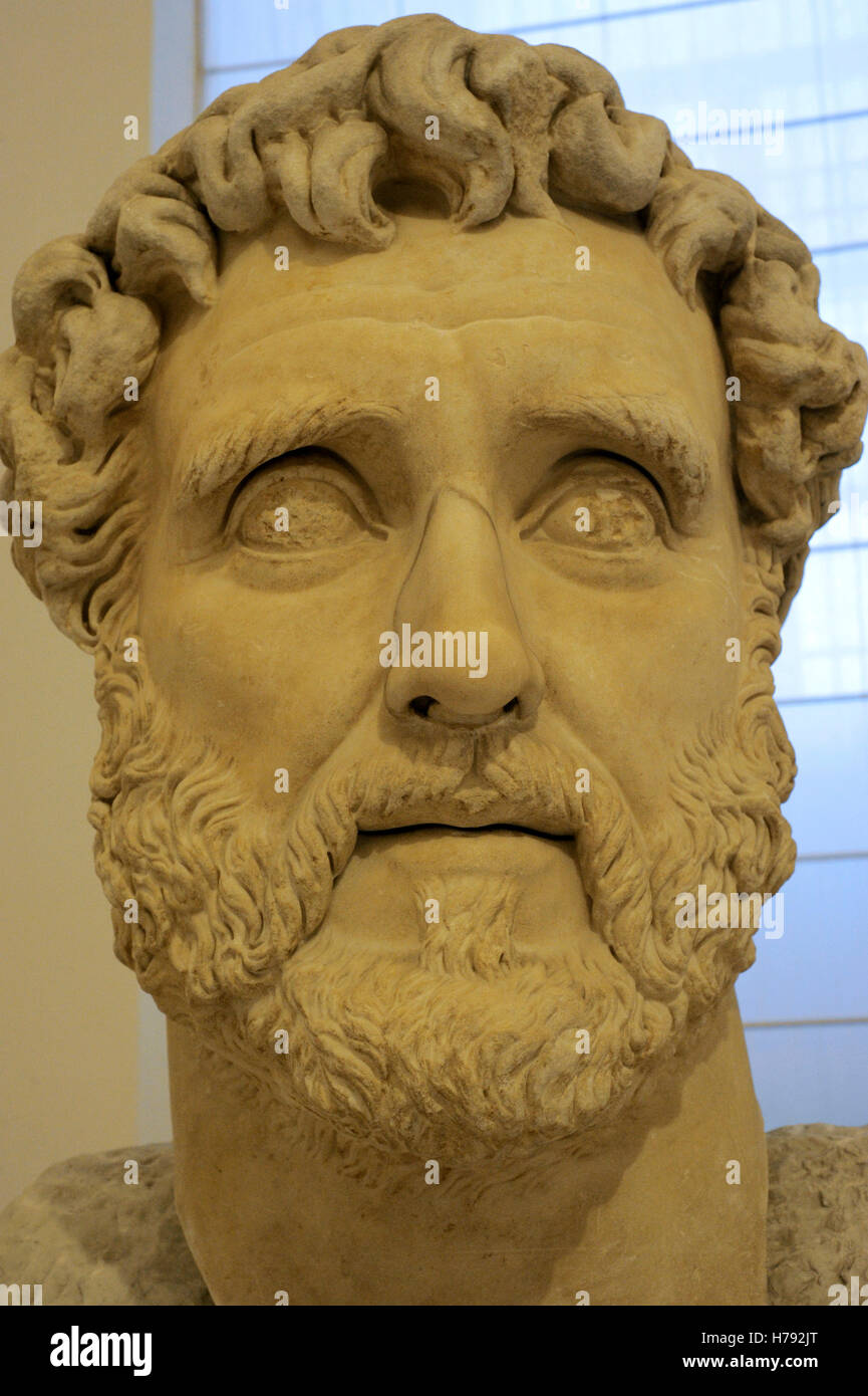 Antoninus Pius (86 AD-161 AD). Roman emperor. Nerva Antonine dynasty ...