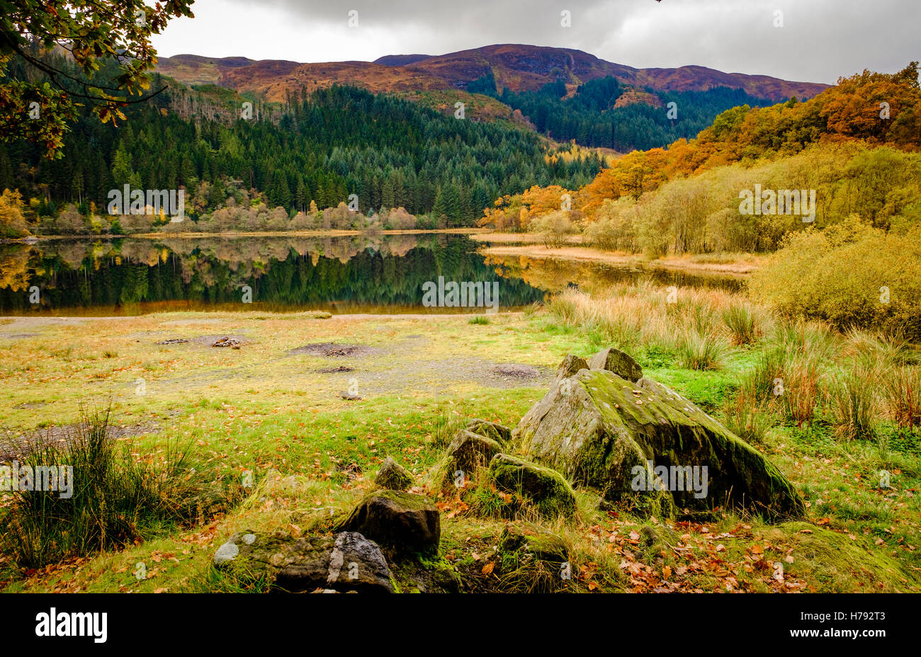 Loch Chon, Loch Lomond & The Trossachs National Park, Scotland Stock ...