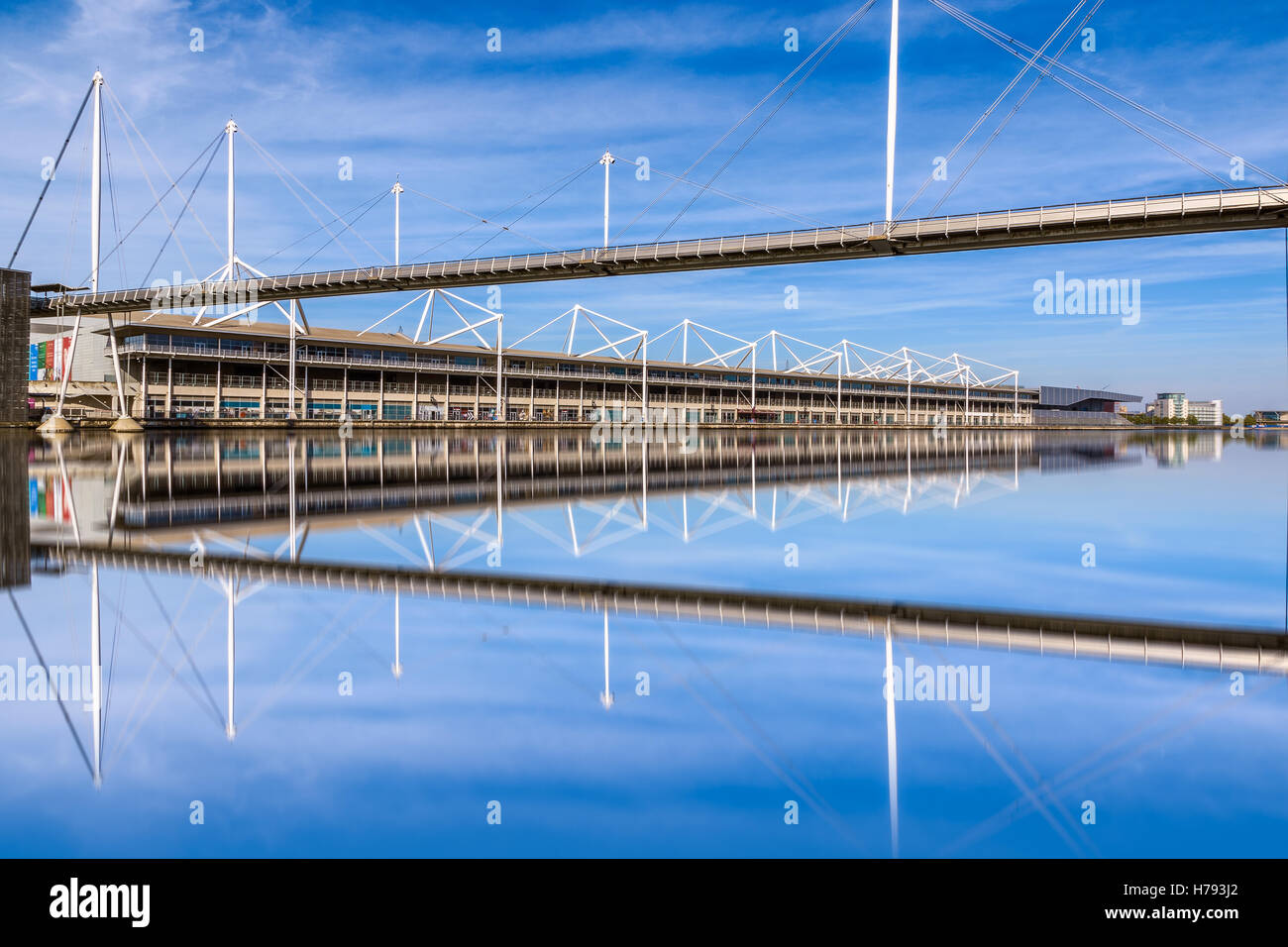 Royal Victoria Dock Bridge in London, UK Stock Photo - Alamy