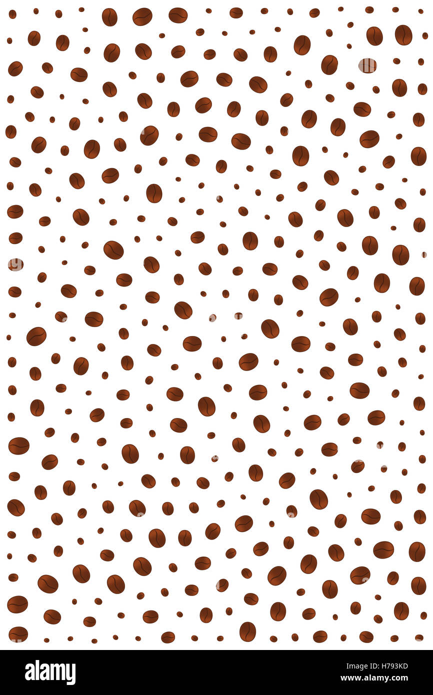 Seamless coffee bean pattern - useful texture for fabric or backgrounds ...