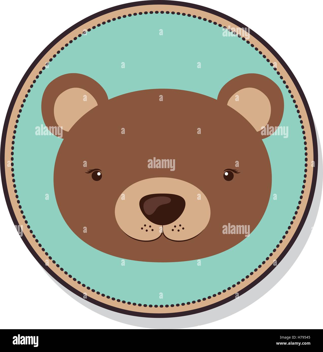 Little animal concept about cute bear design. vector illustration Stock ...